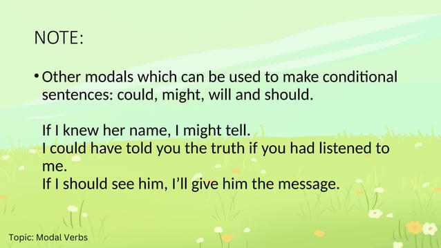 Modal Verbs PowerPoint for English for Grade 5 | PPTX