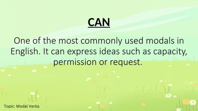 Modal Verbs PowerPoint for English for Grade 5 | PPTX