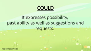 Modal Verbs PowerPoint for English for Grade 5 | PPTX