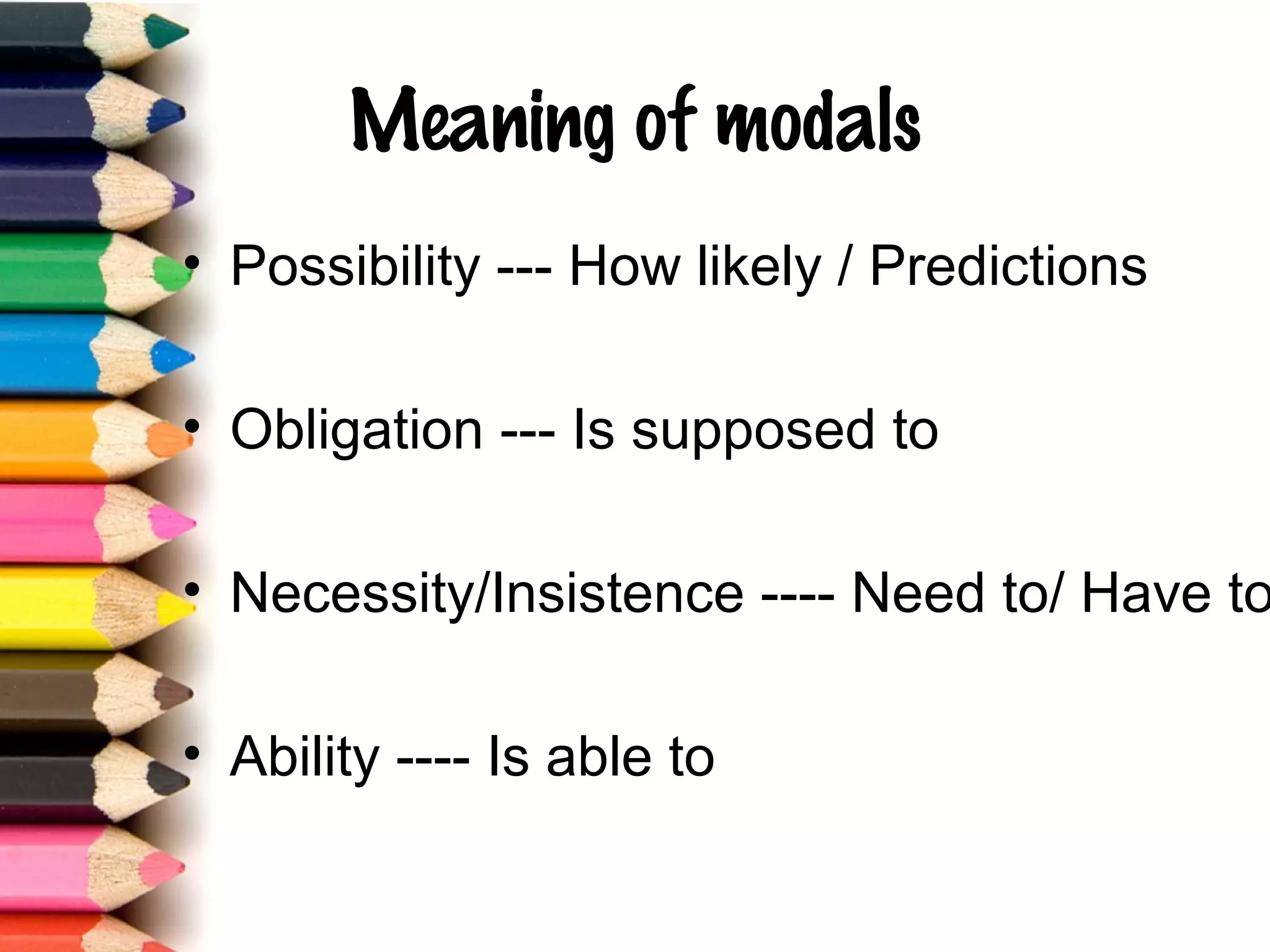 Modal verbs Role-Play Activity | PPT
