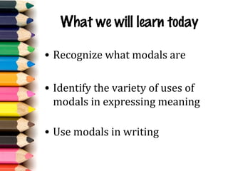 Modal verbs Role-Play Activity | PPT
