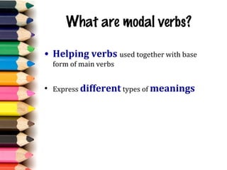 Modal verbs Role-Play Activity | PPT