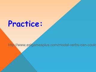 Modal verbs presentation | PPT