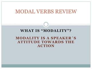 Modal verbs review | PPTX | Healthy Living