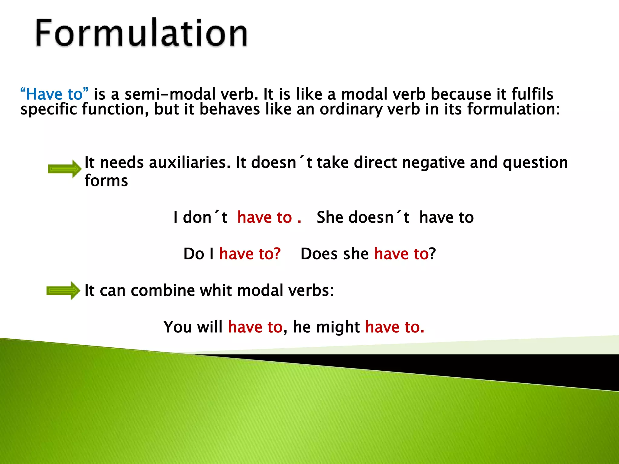Modal verbs | PPTX