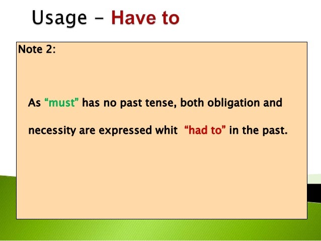 Modal verbs should must
