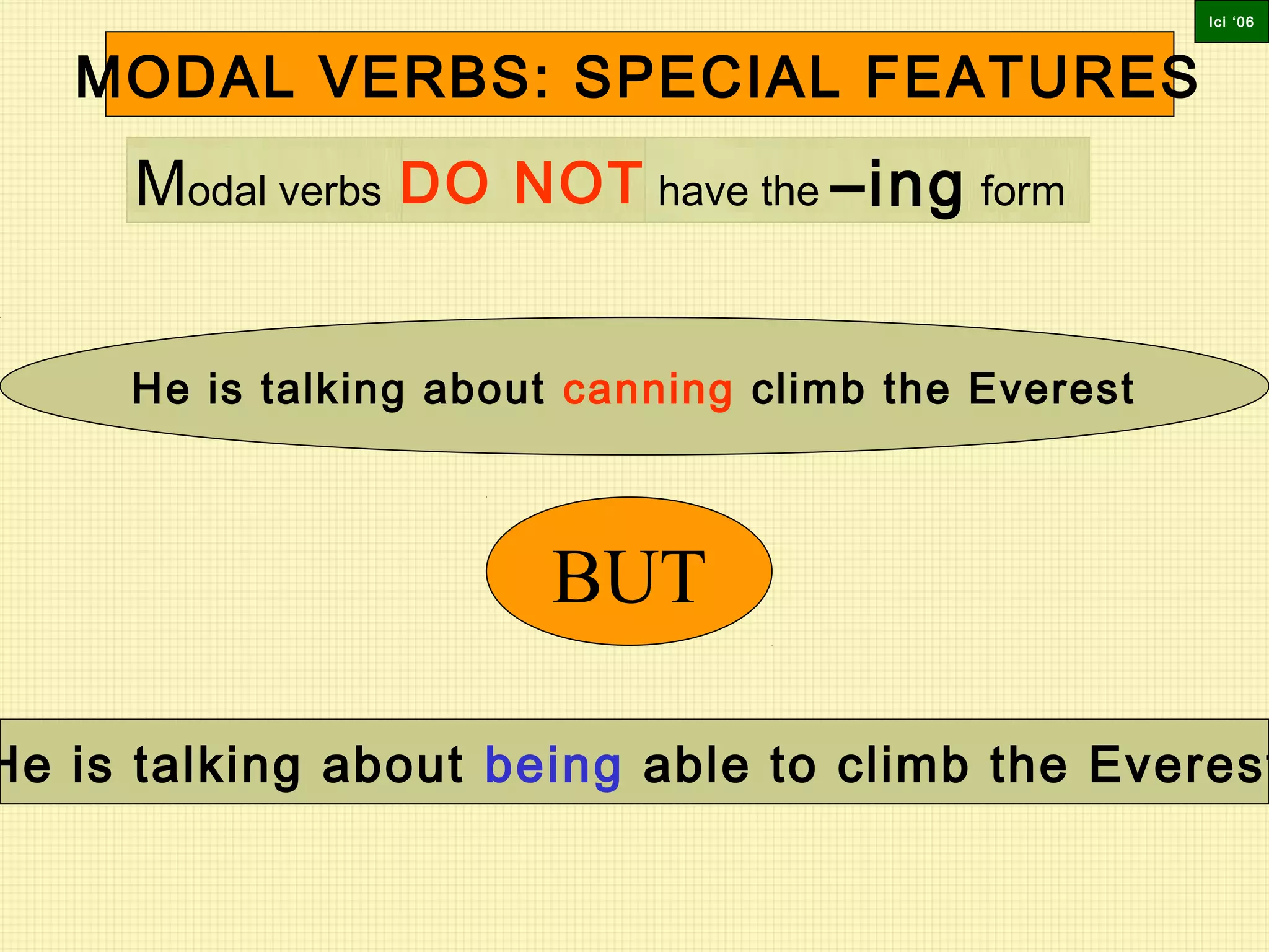 Modal verbs special_features | PPT
