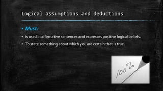 Speculation and deduction | PPTX