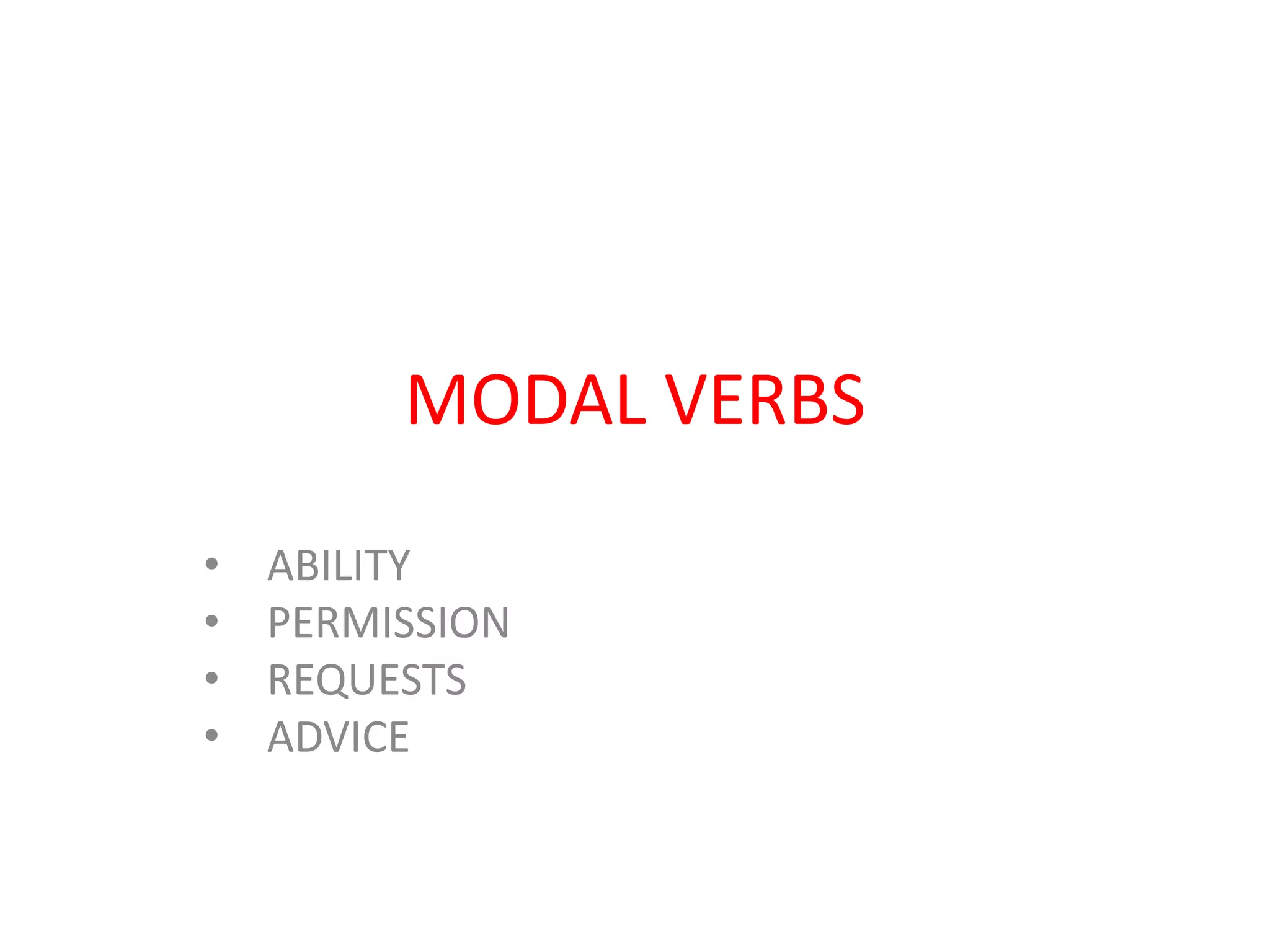 Modal verbs week_6 | PPTX