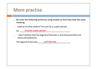 MODAL VERBS perfectly explained esl class | PDF