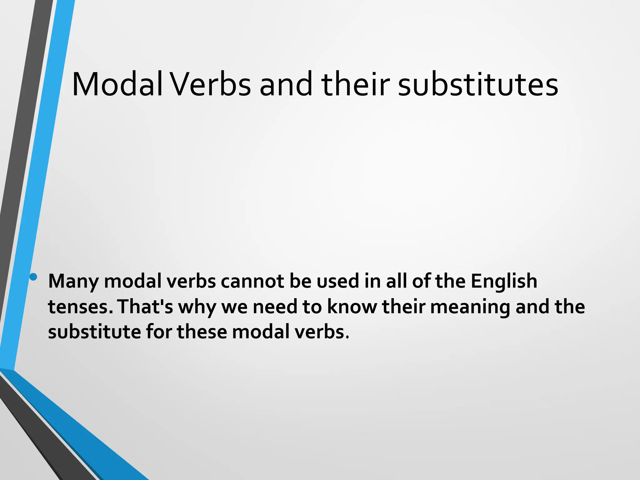 MODAL Grade 8 Week 4. And Semi Modals... | PDF