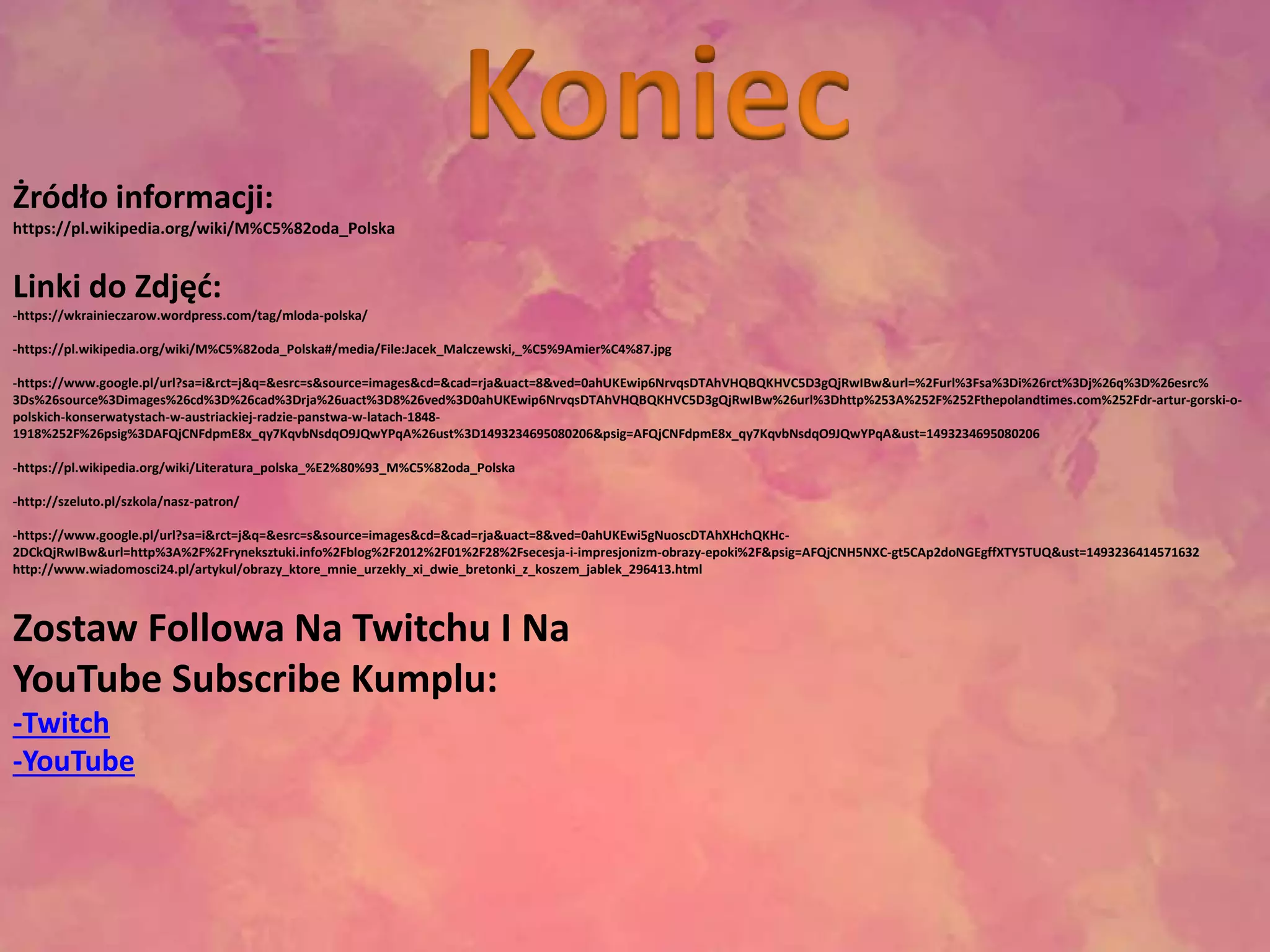 Młoda polska Epoka | PPTX