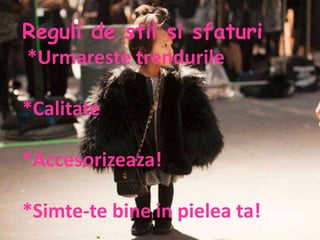 Moda si stil | PPT | Free download