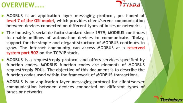 Basic of MODBUS Communication/Protocol