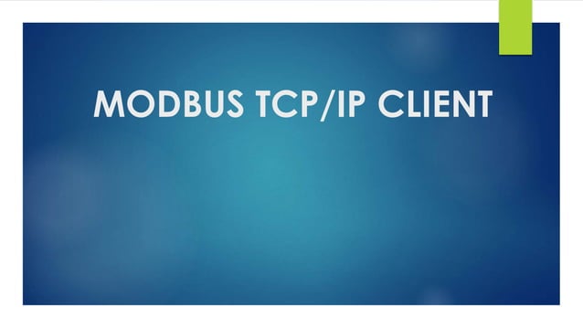 Modbus | PPTX | Computer Networking | Computing