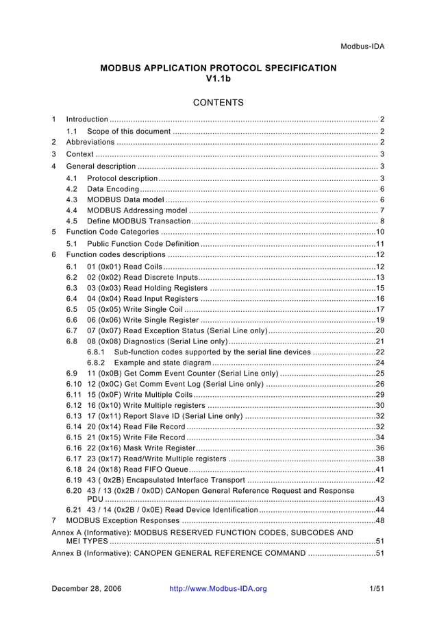 Modbus application protocol_v1_1b_2 | PDF