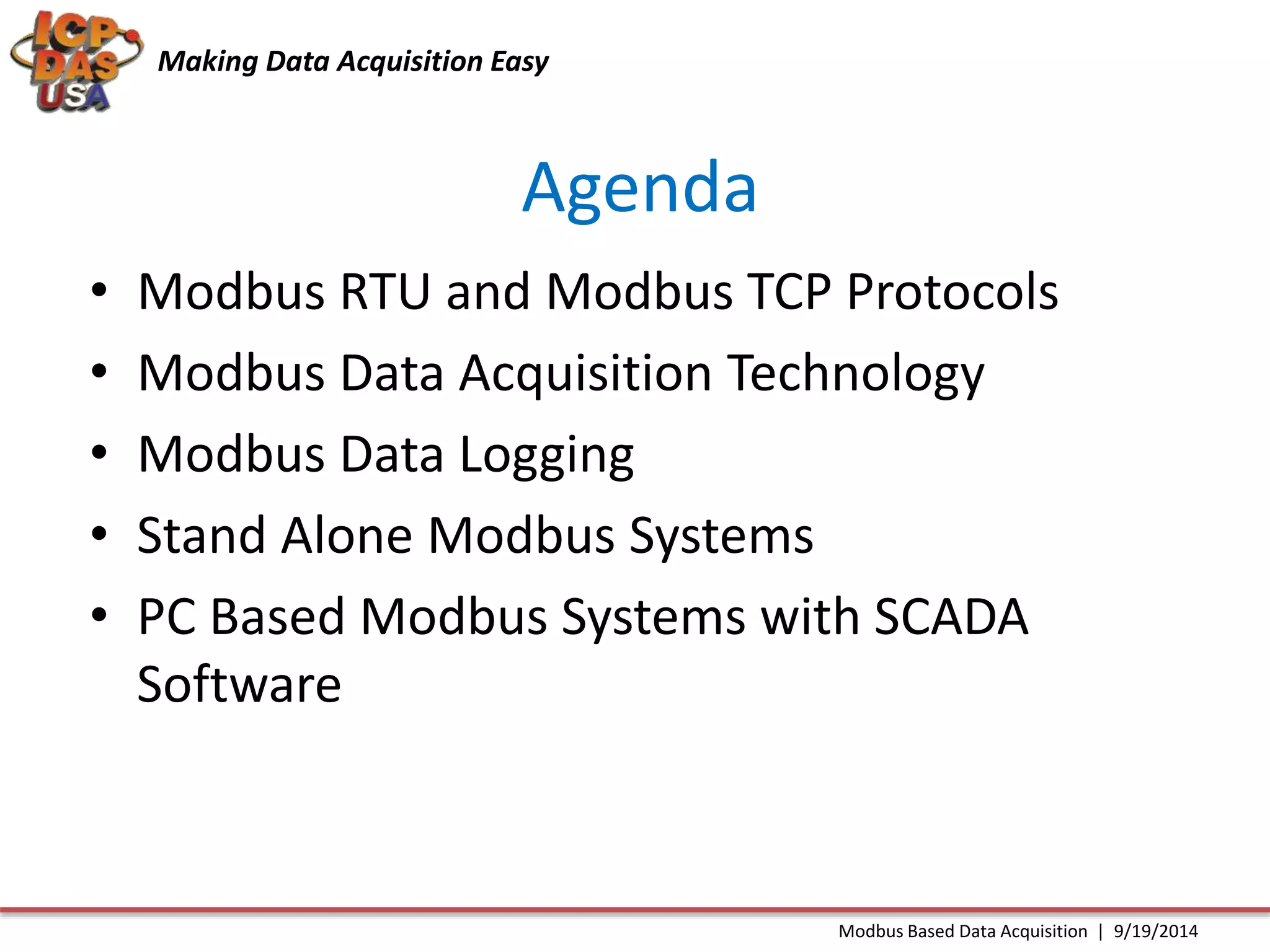 Modbus Based Data Acquisition | PPTX