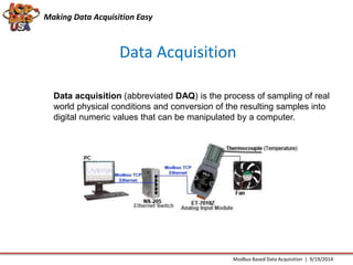 Modbus Based Data Acquisition | PPTX