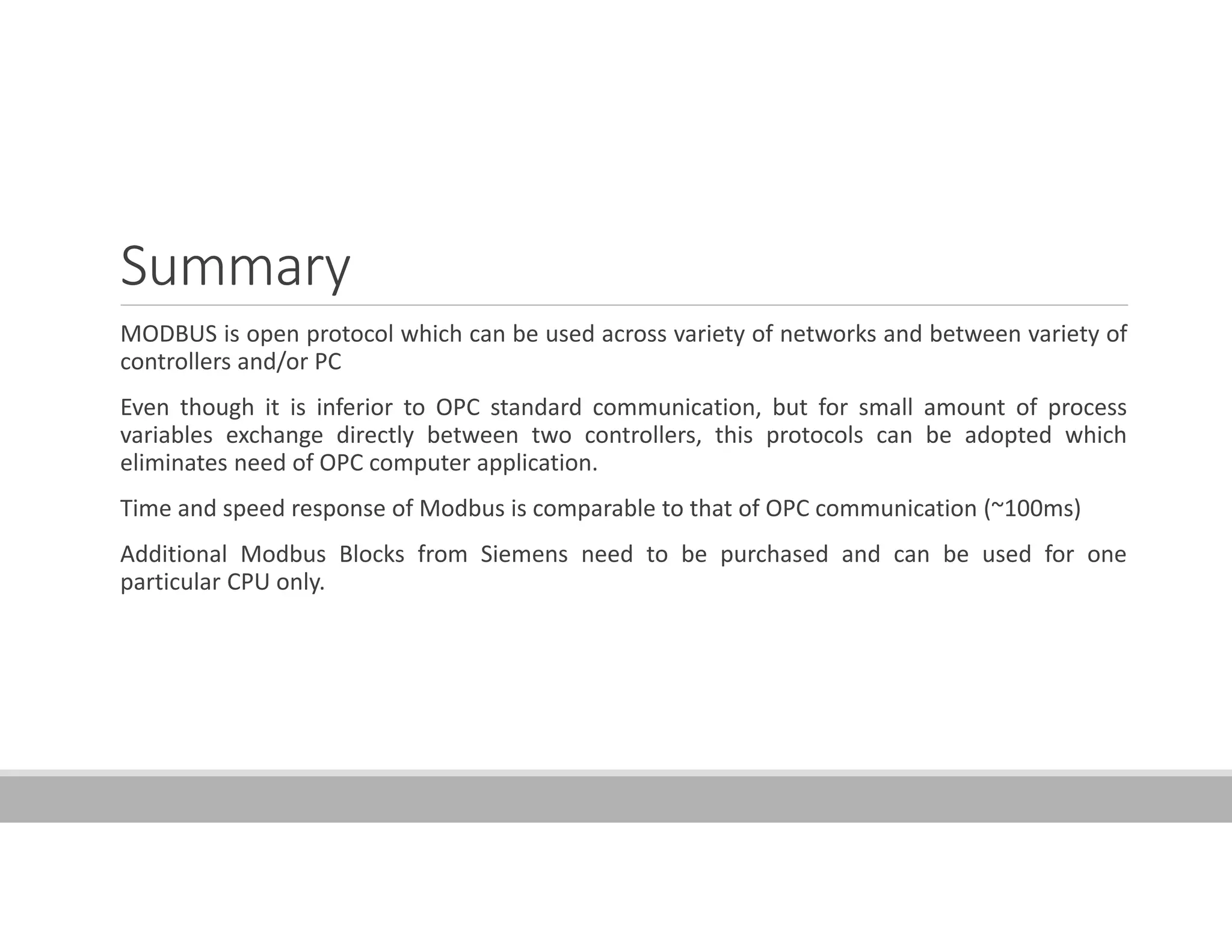 Modbus TCP/IP implementation in Siemens S7-300 PLC | PDF