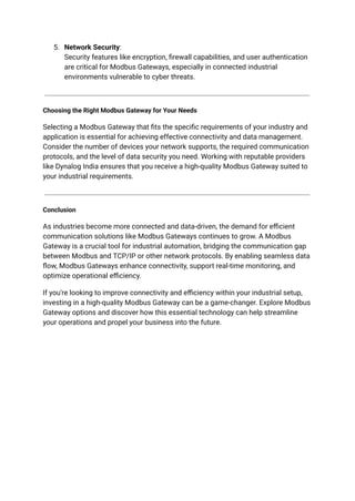 _Modbus Gateway_ Revolutionizing Connectivity in Industrial Automation.pdf