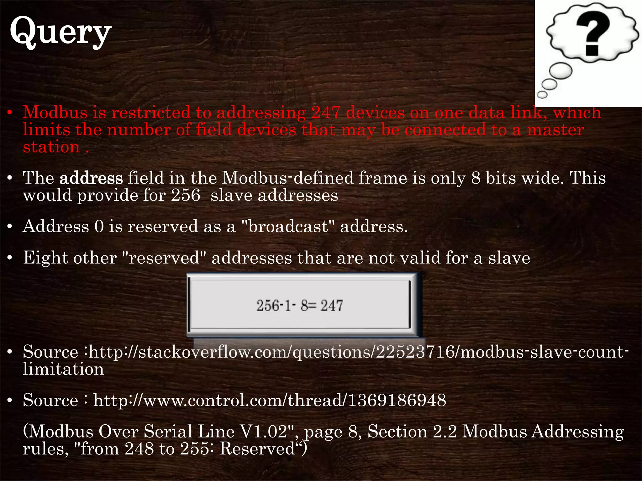 Modbus Introduction Ppt