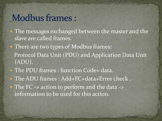 Modbus protocol | PPTX
