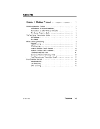 Modbus protocol reference guide | PDF