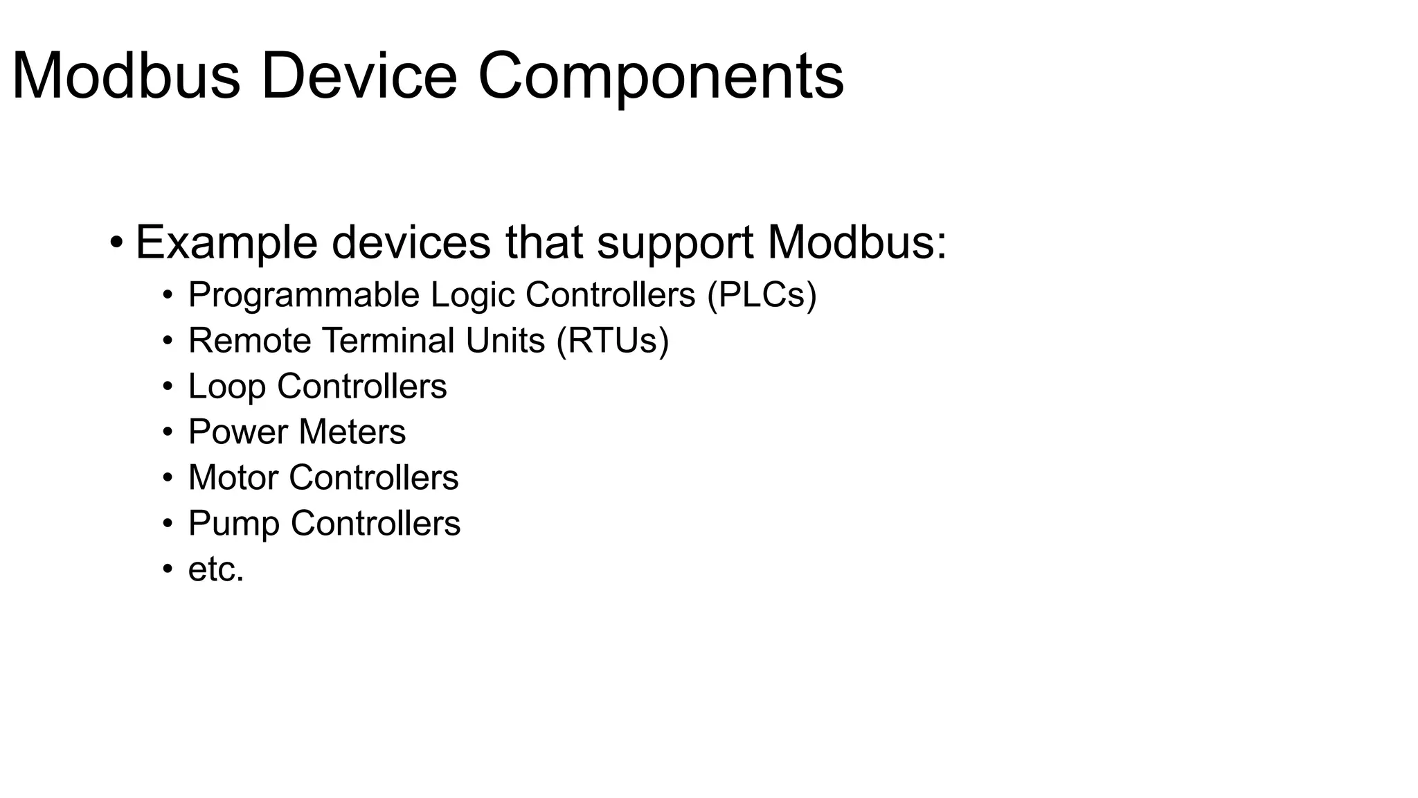 Modbus RTU RS-485 مودباس بالعربي | PPTX