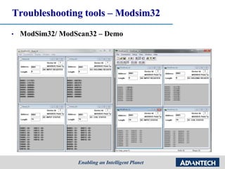 [Advantech] Modbus protocol training (ModbusTCP, ModbusRTU) | PDF
