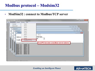 [Advantech] Modbus protocol training (ModbusTCP, ModbusRTU) | PDF