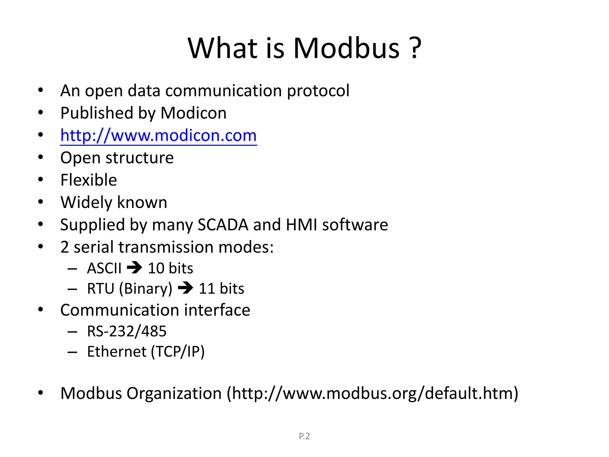 Modbus Training Guide , uses and importance | PDF