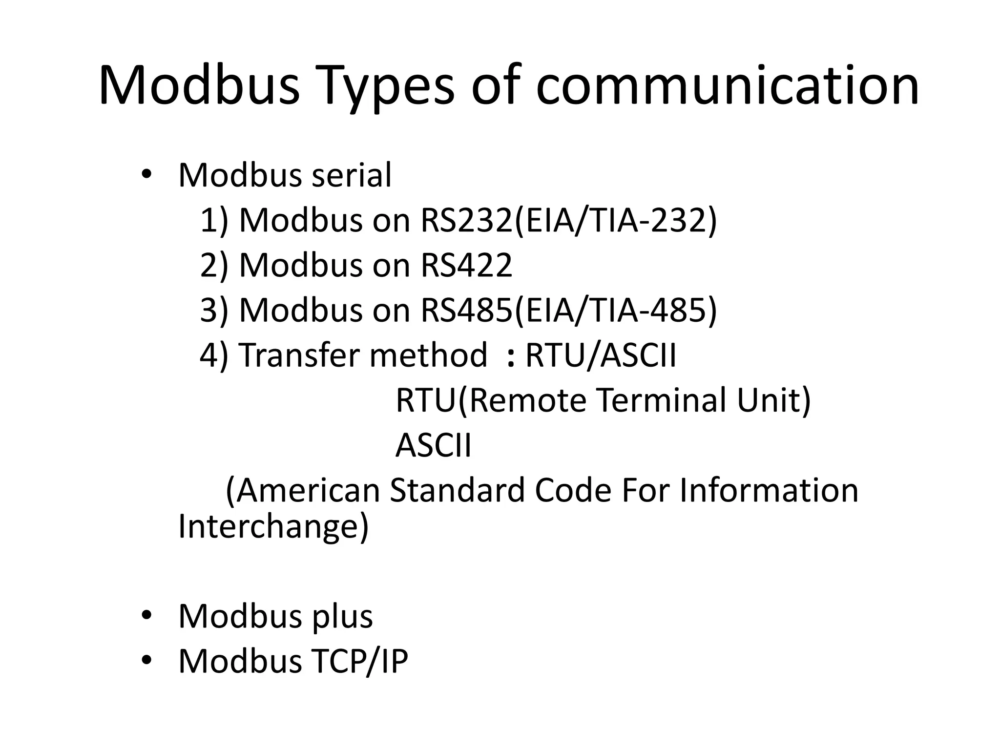 Modbus Training Guide , uses and importance | PDF
