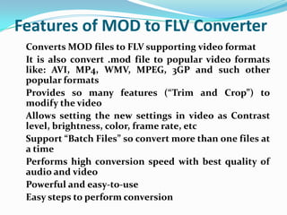 Mod File Converter | PPT