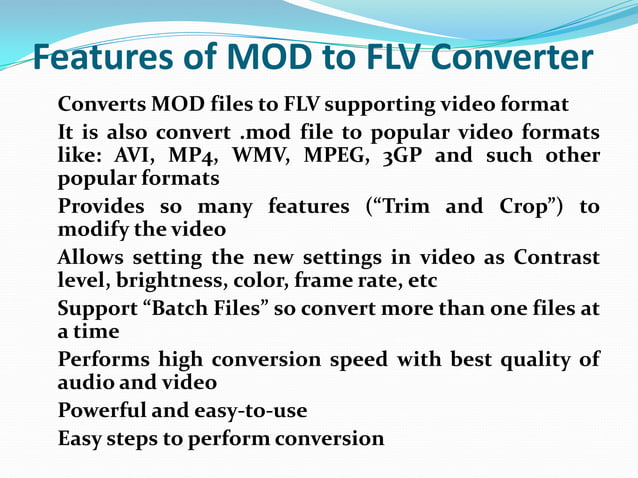 Mod File Converter | PPT