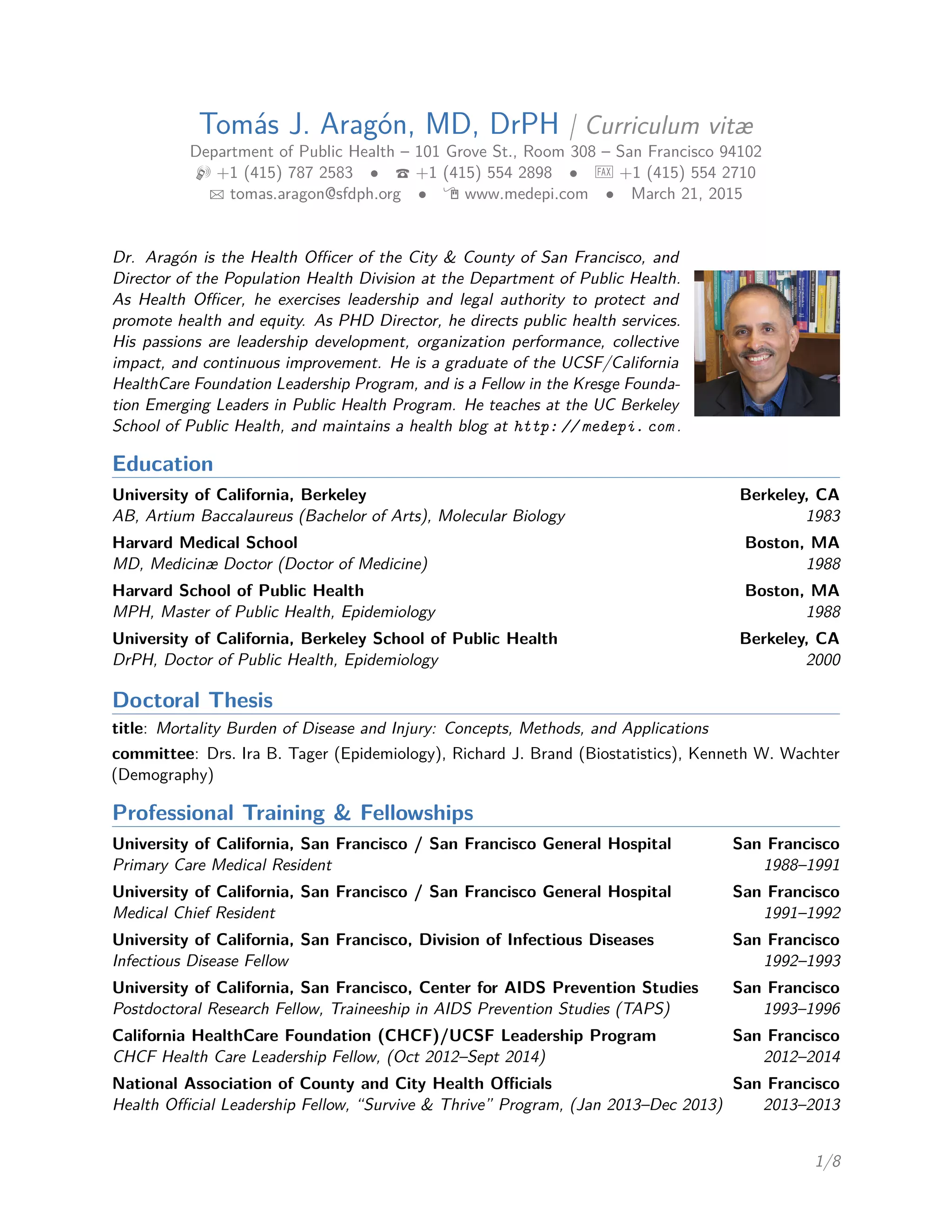 Curriculum vitae (LaTeX PDF) | PDF