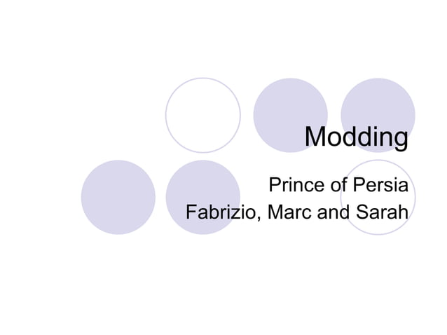 Modding | PPT