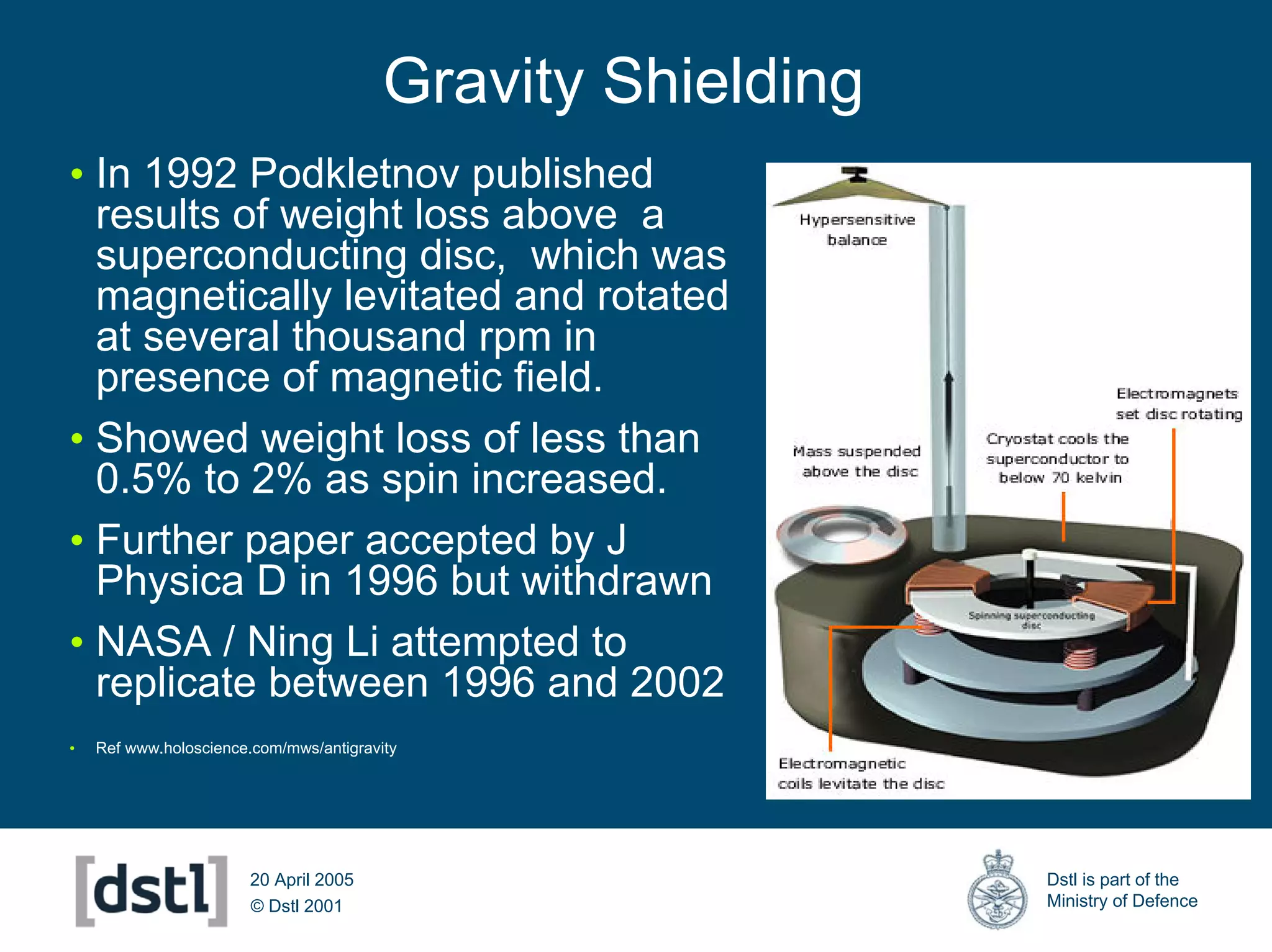LIFTER evaluation by the dstl MOD (UK Ministry of Defence) | PDF