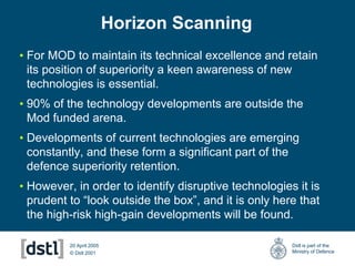 LIFTER evaluation by the dstl MOD (UK Ministry of Defence) | PPT