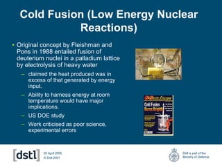 LIFTER evaluation by the dstl MOD (UK Ministry of Defence) | PPT