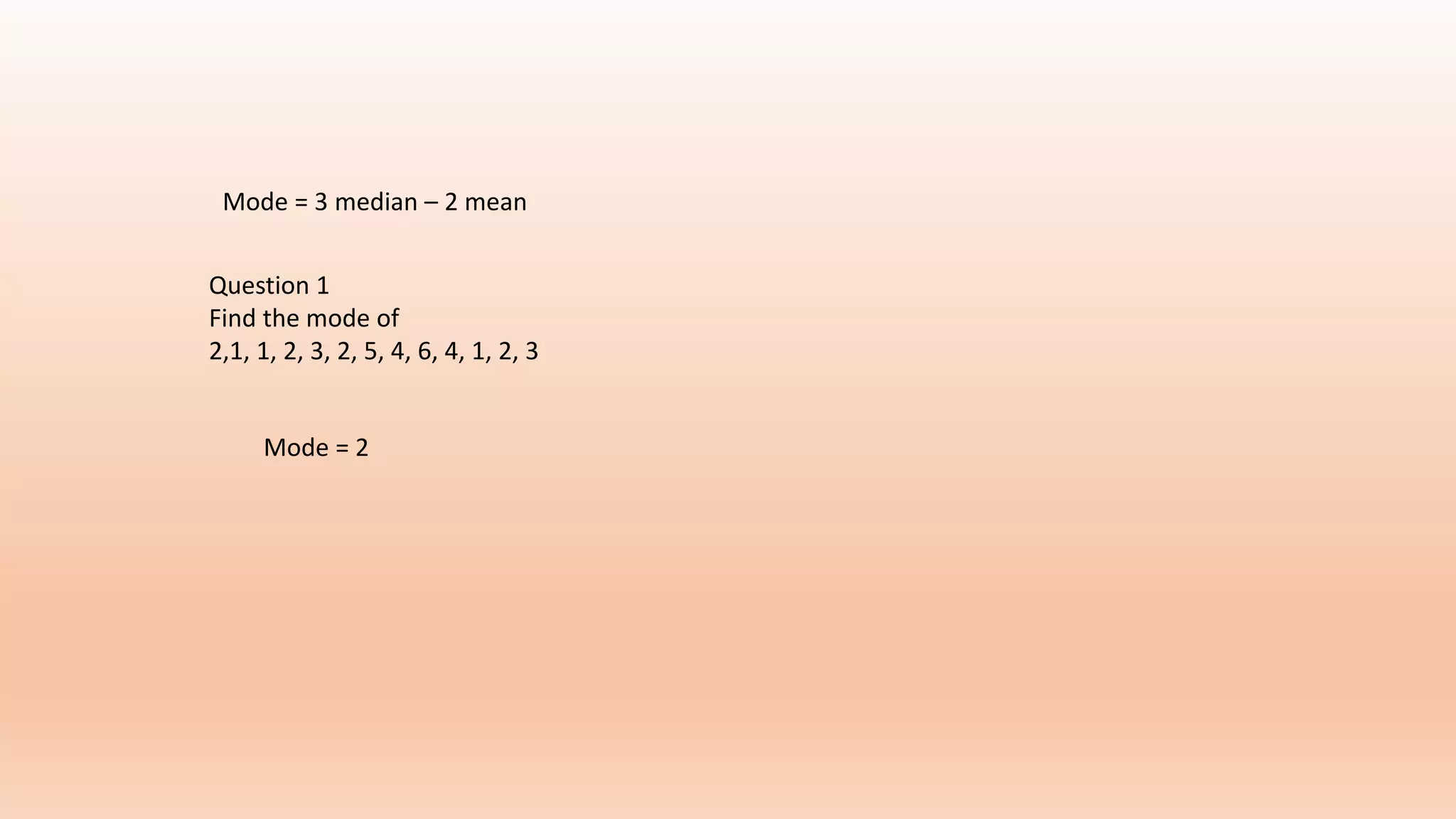 EASY WAY TO CALCULATE MODE (STATISTICS) | PPT