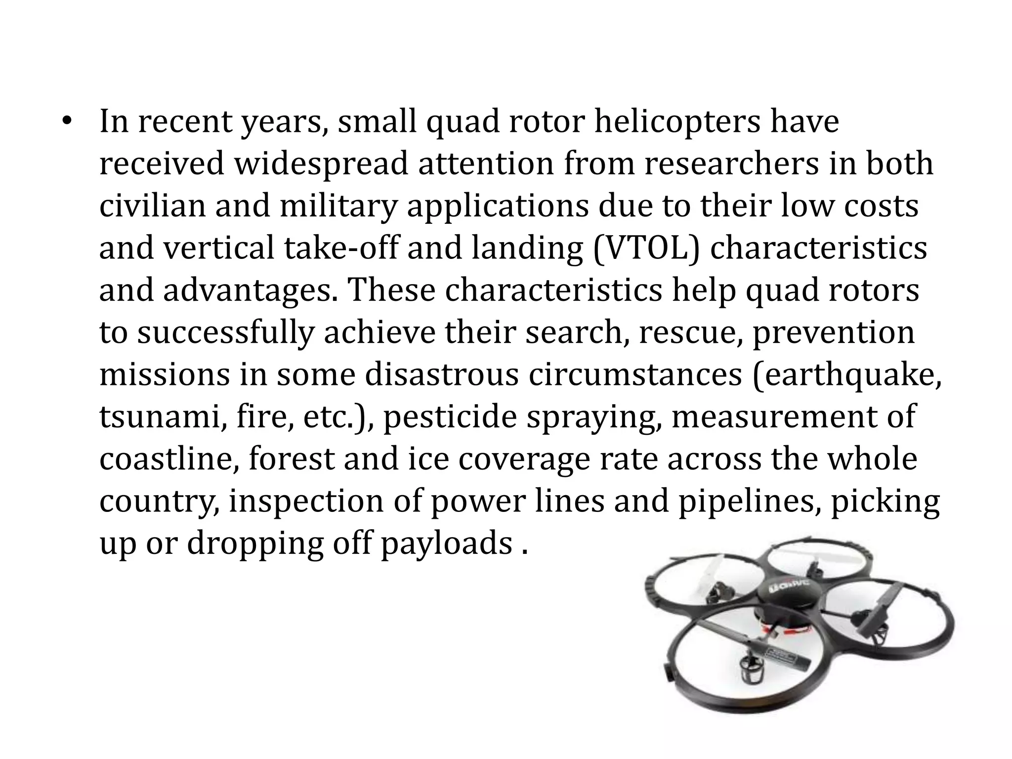 introduction to quadcopter | PPTX