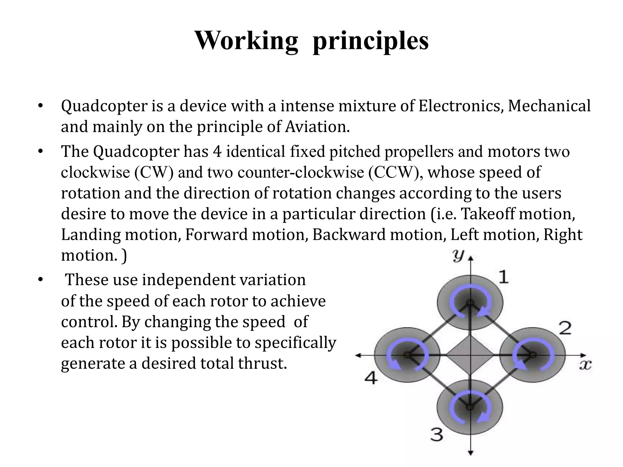 introduction to quadcopter | PPTX