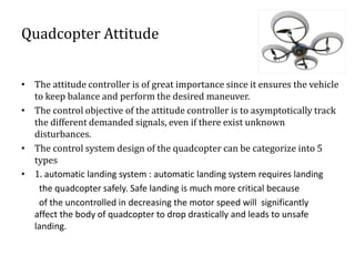 introduction to quadcopter | PPT