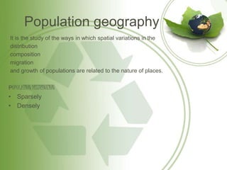 Population Geography | PPT