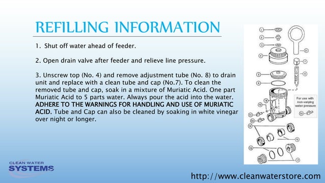 Dry Pellet Chlorinator In-Line Chlorinator Model 400 Installation Guide ...