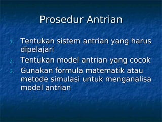 Model antrian | PDF