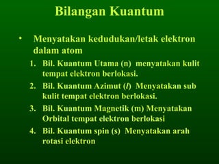 model-atom-mekanika-kuantum kimia kelas X | PPT