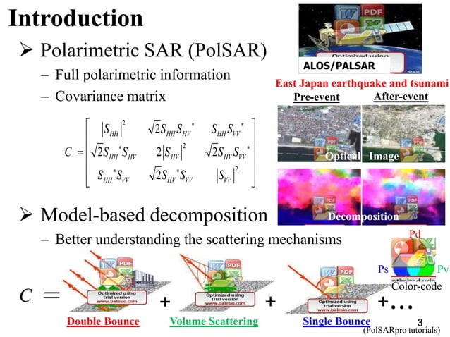 Model Based Polarimetric Decomposition Using Polinsar Coherence V11 Fileminimizer Pptx