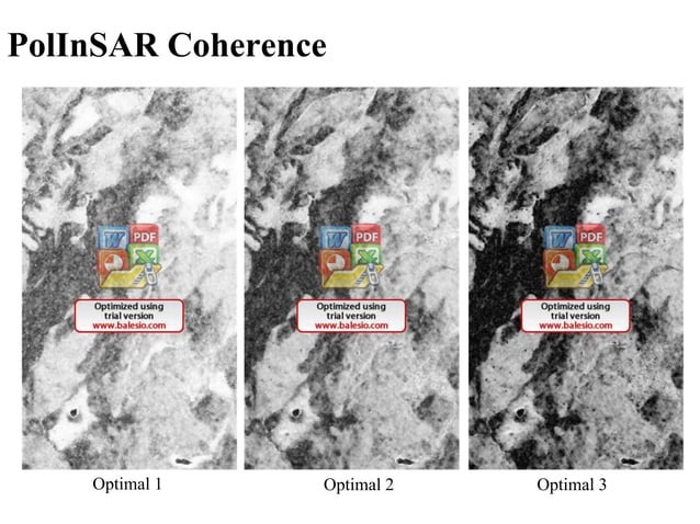 Model Based Polarimetric Decomposition Using Polinsar Coherence V11 Fileminimizer Pptx