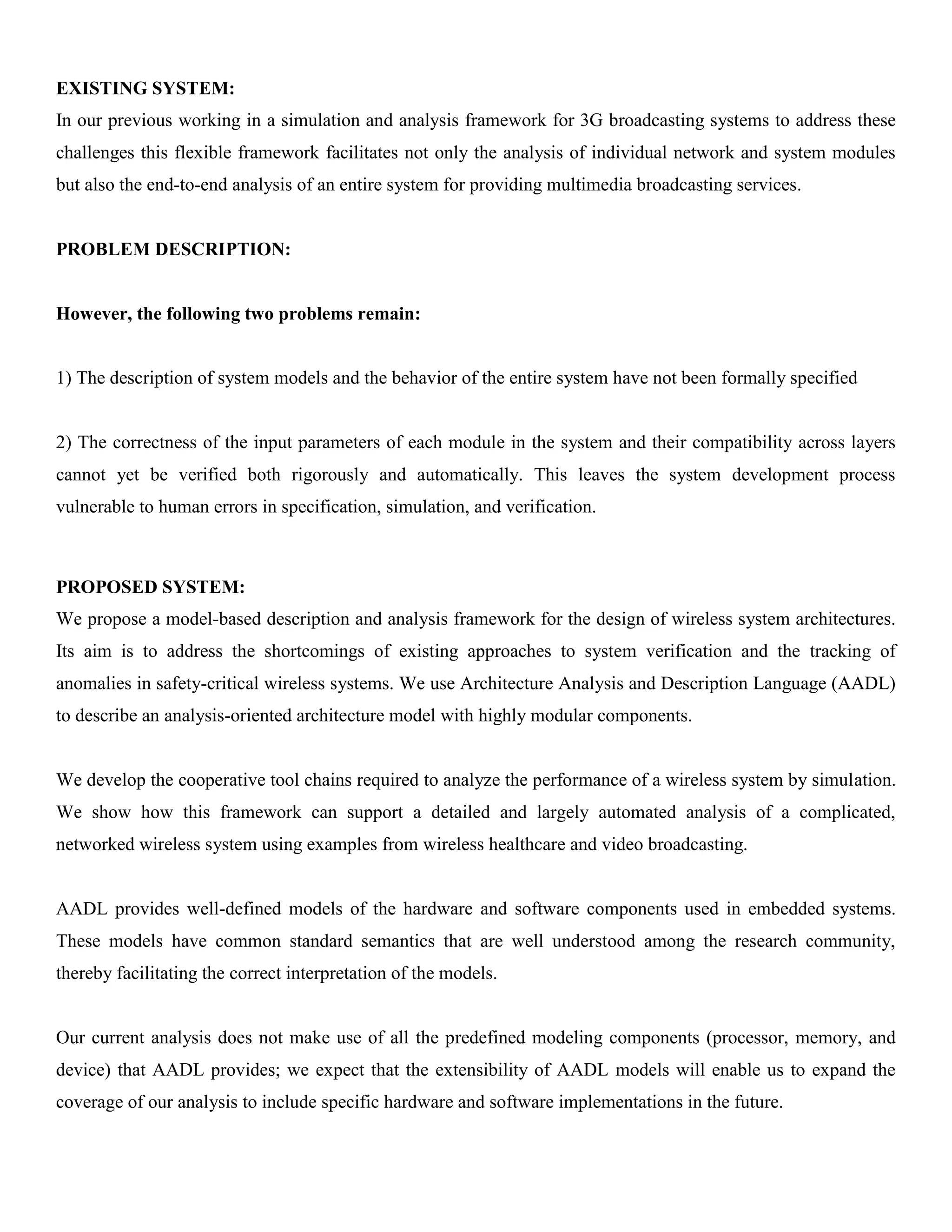 Dotnet 2013 Ieee Mobilecomputing Project Model Based Analysis Of Wireless System Architectures